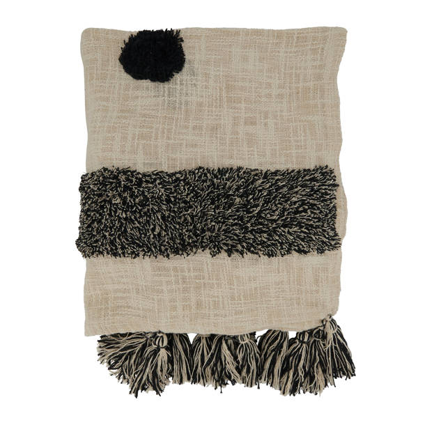 Saro Sevan Woven Throw Blanket | Wayfair